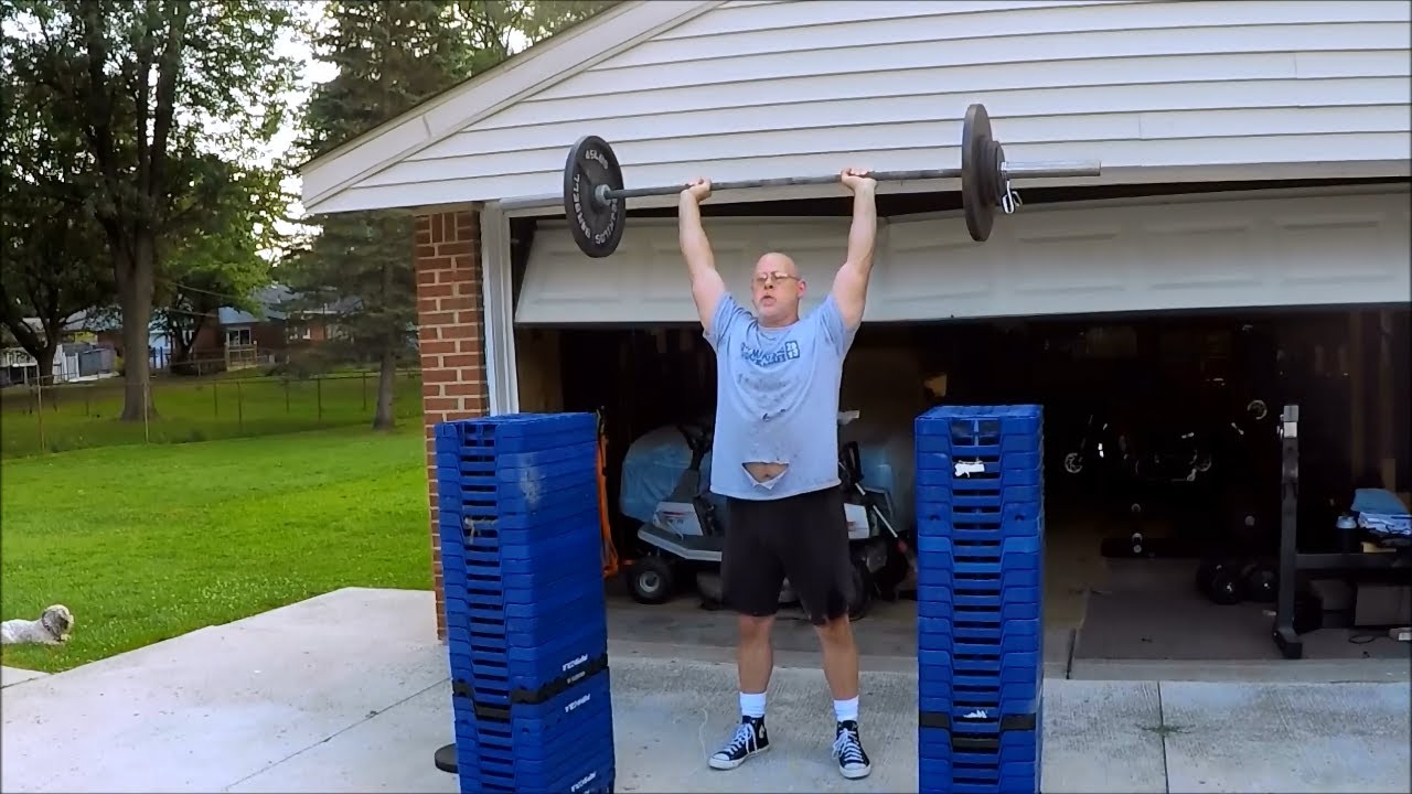 Basic OHP Workout and Other Stuff #4liftscompetition - YouTube