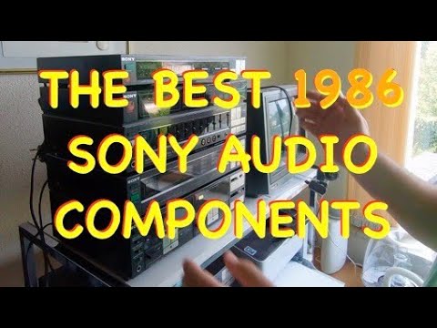Sony Precise V-77W Audio Set from 1986 - Erix Collectables #95 - YouTube