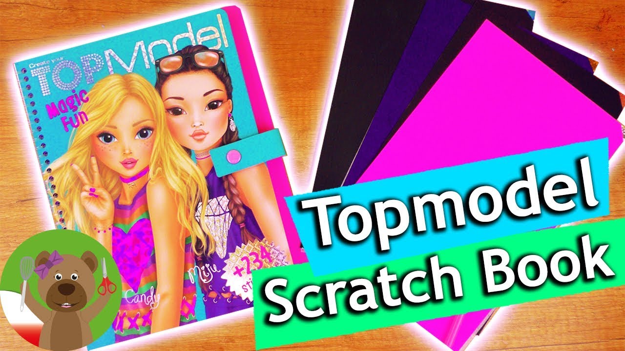 Nowa książka Top Model | zdrapywanki | Magic Fun Scratch Book | trzy ...