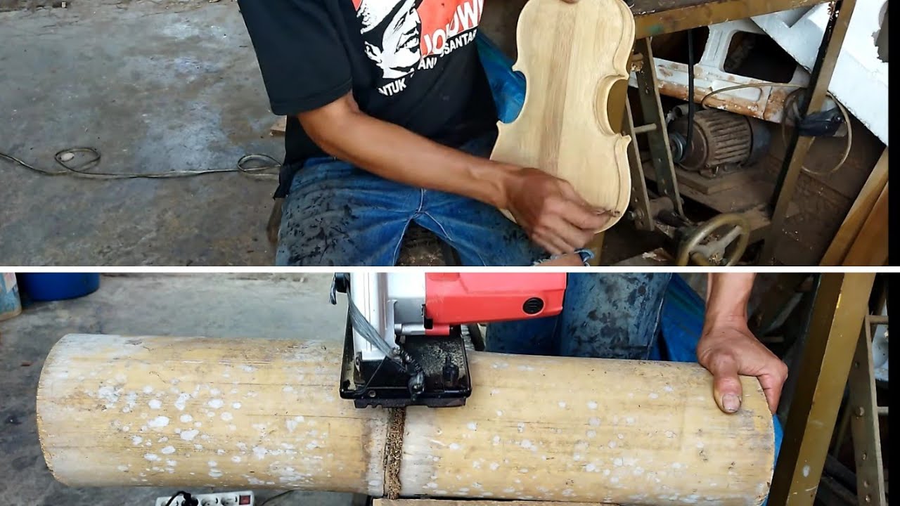 Ancient Technology Of Making Bamboo Violin By Mr. Jokowi - Woodworking ...
