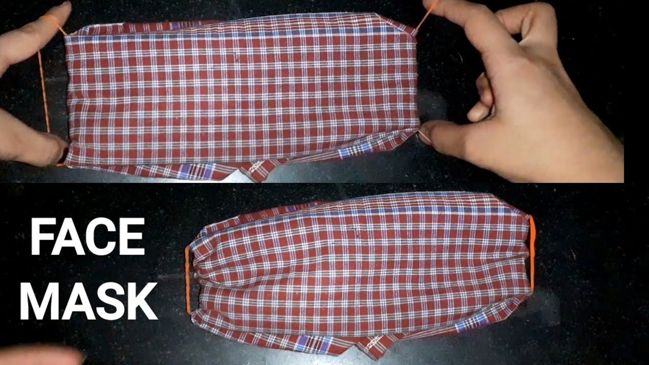 Face mask / How to make face mask from handkerchief prevent from Corona ...