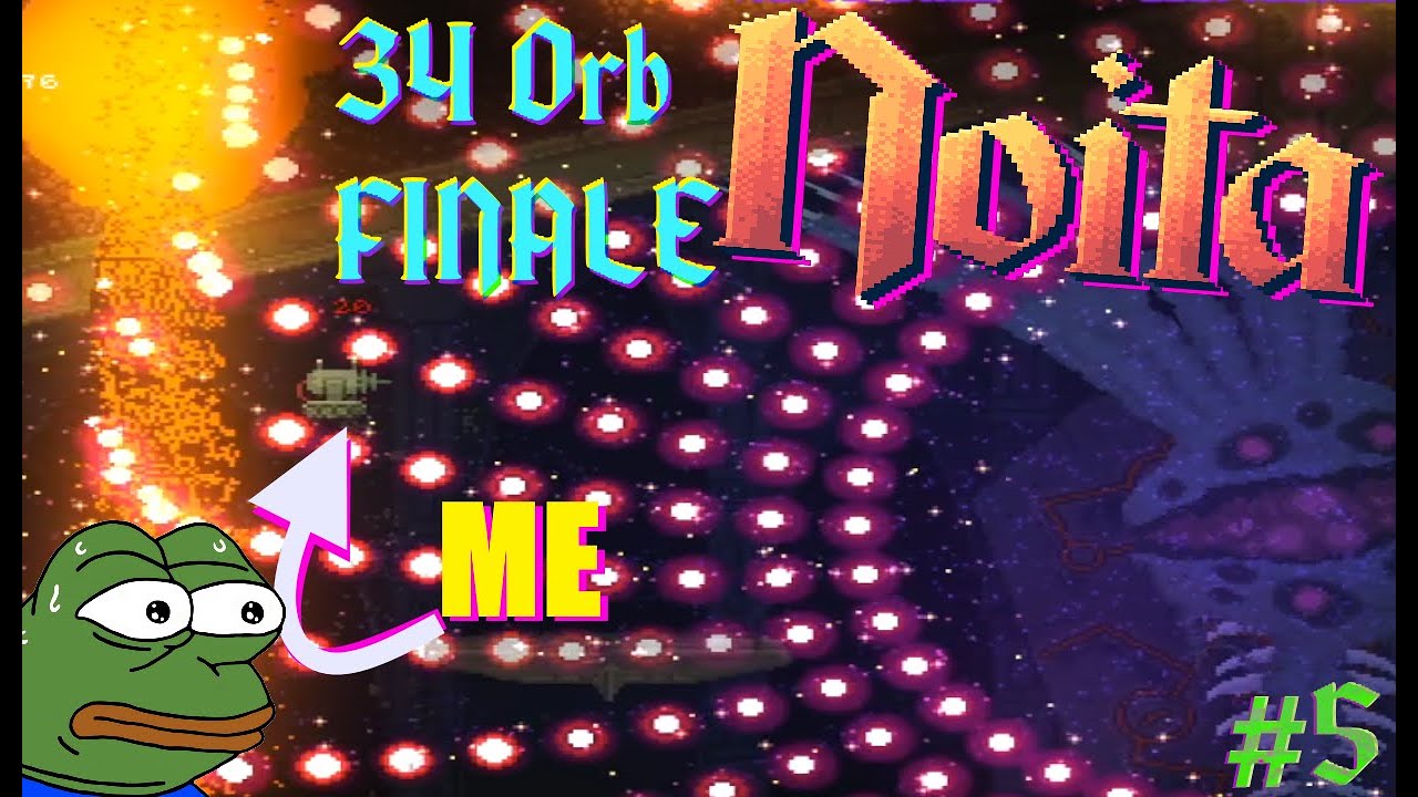 POLY 'ED IN A 34 ORB BOSS FIGHT || FINALE: Noita 34 Orb Run #5 - YouTube