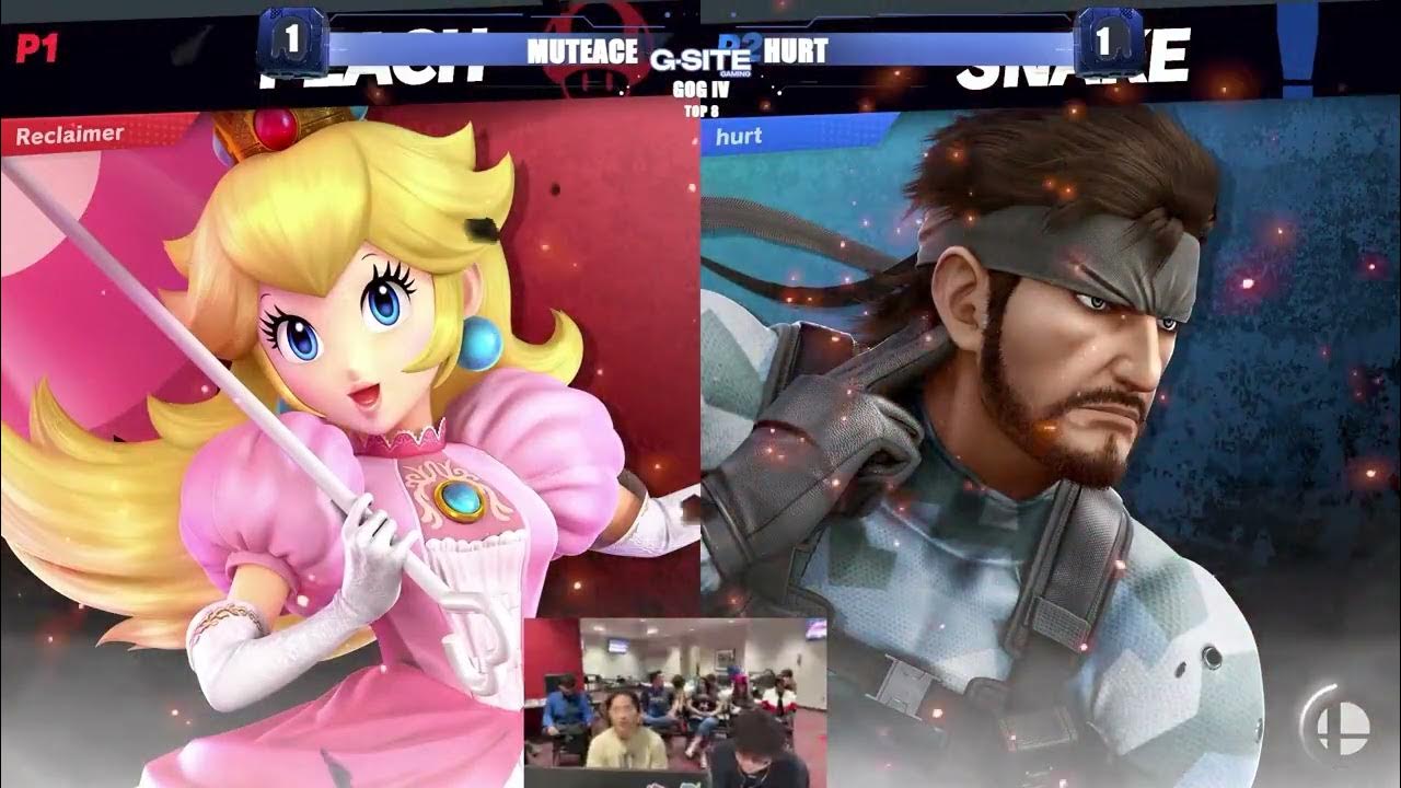 Gauntlet of Glory IV Round 23 - Hurt (Snake) Vs. MuteAce (Peach) Smash Ultimate - SSBU - YouTube