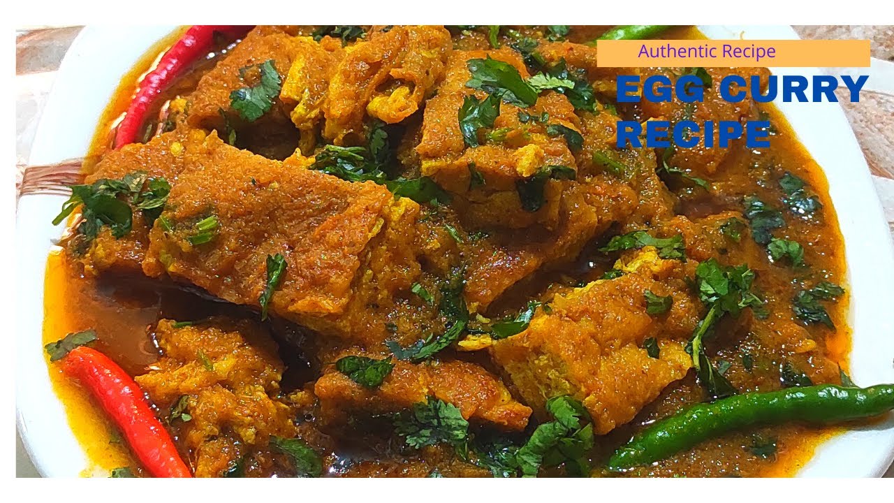 EGG OMELETTE CURRY | HOW TO MAKE OMELETTE CURRY RECIPE | ANDA MASALA ...