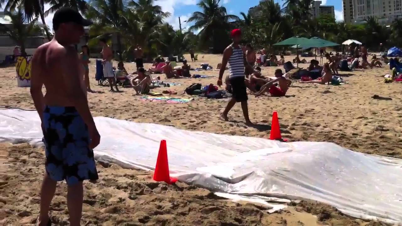 AFV Funny Water Slide - YouTube