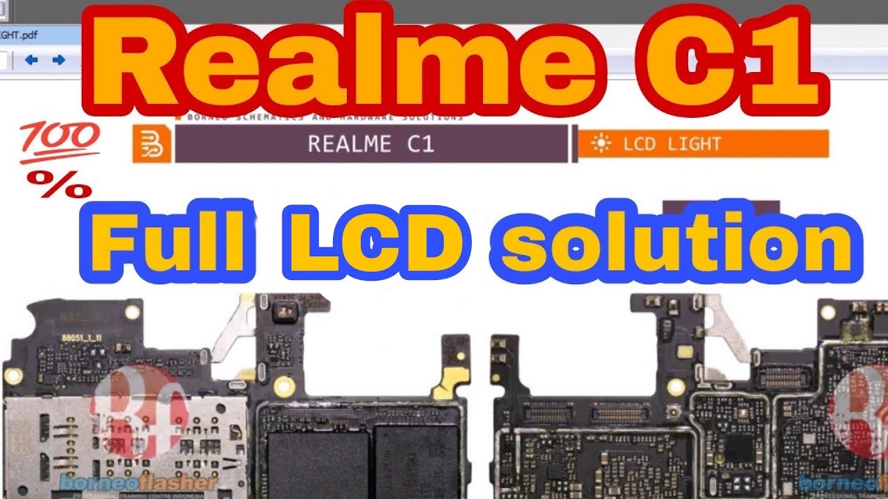 Realme C1 display light solution, realme C1 lcd light solution, - YouTube