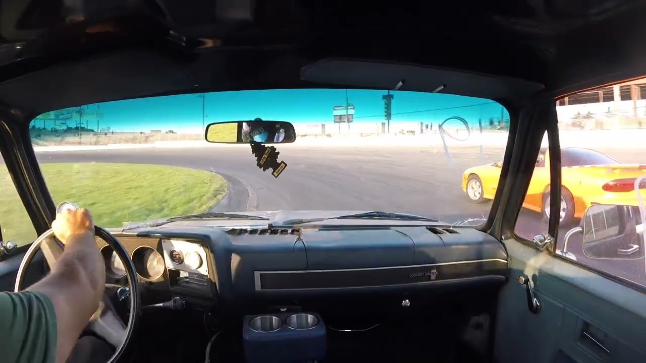 seekonk speedway spectator drags chevy c10 - YouTube