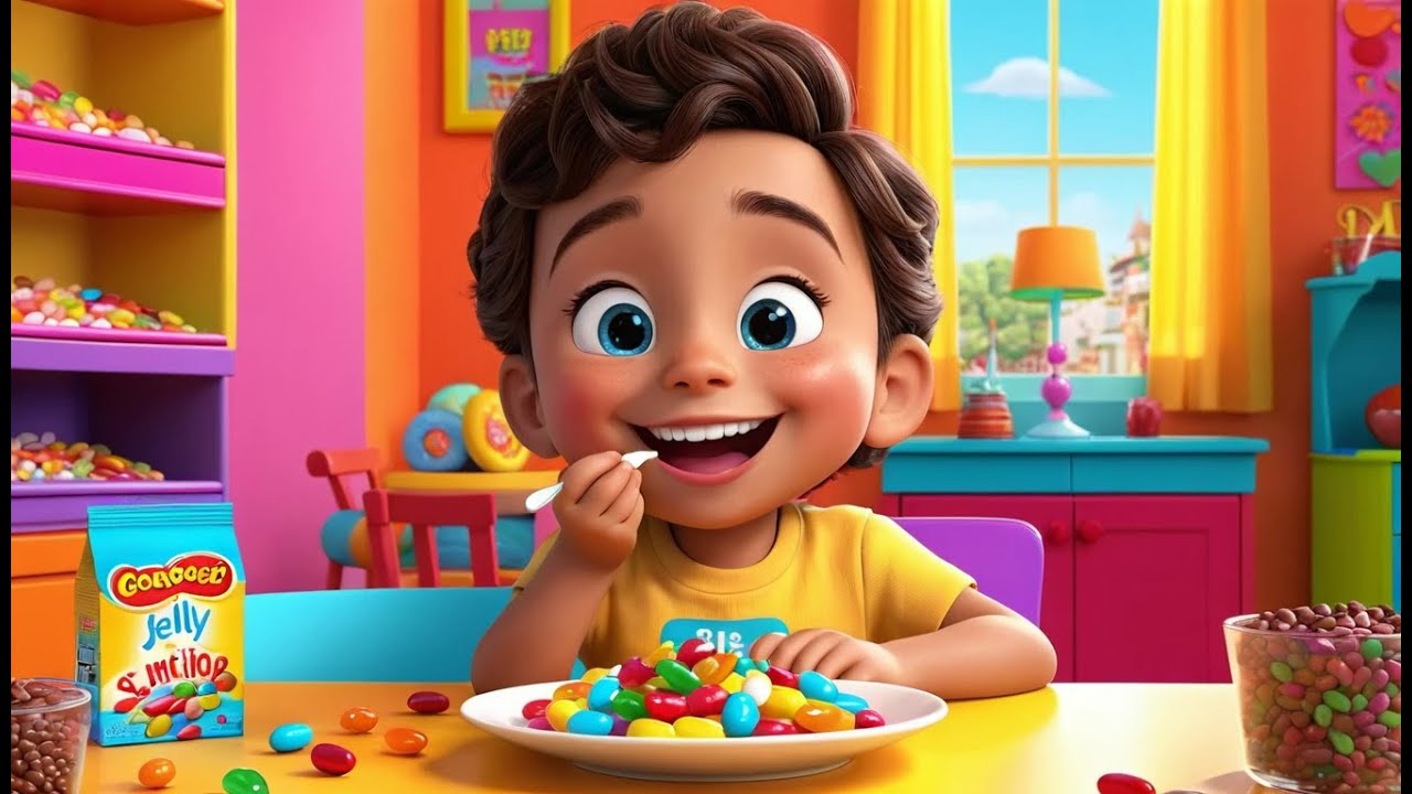 Where Did the Jelly Beans Go? | Fun Counting Song for Kids | Colorful ...