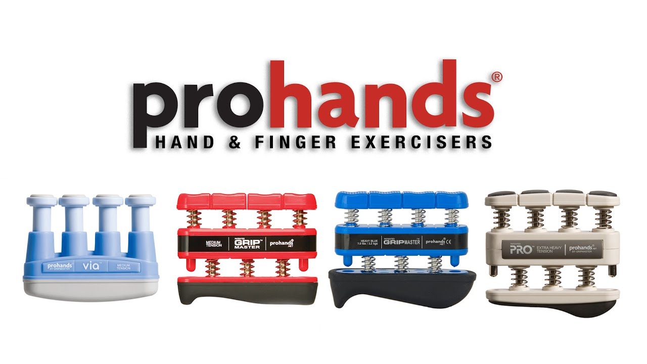 Prohands Hand & Finger Exercisers for Athletes, Musicians, Rehab - YouTube