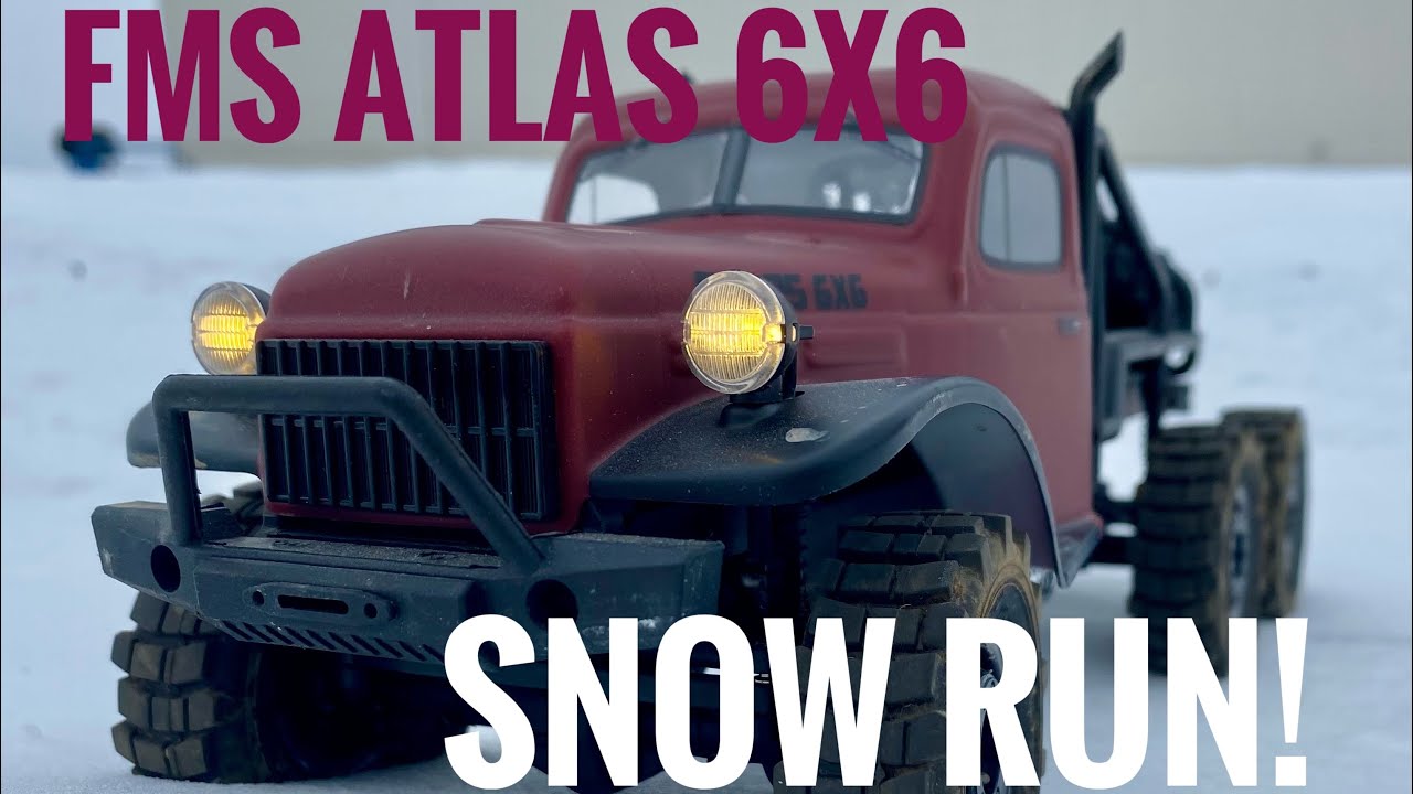 FMS Atlas 6x6 post storm run! - YouTube