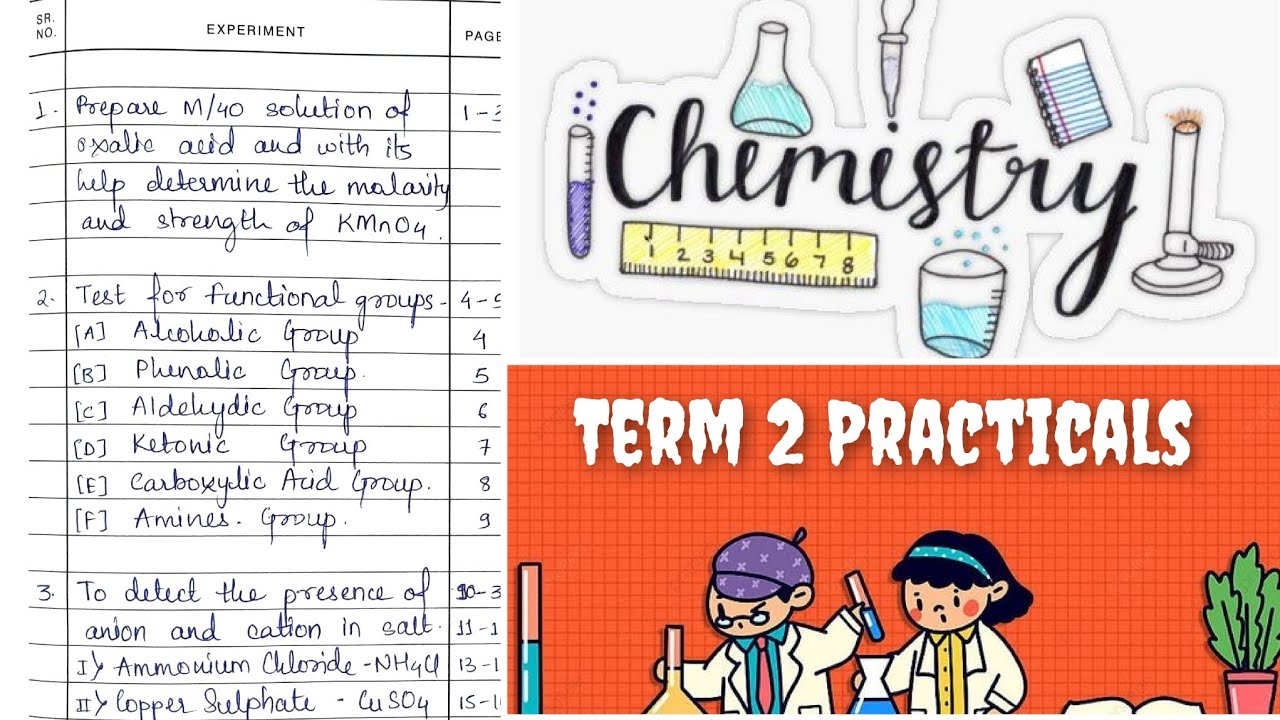 Class 12th | CHEMISTRY PRACTICAL FILE | CBSE | volumetric analysis ...