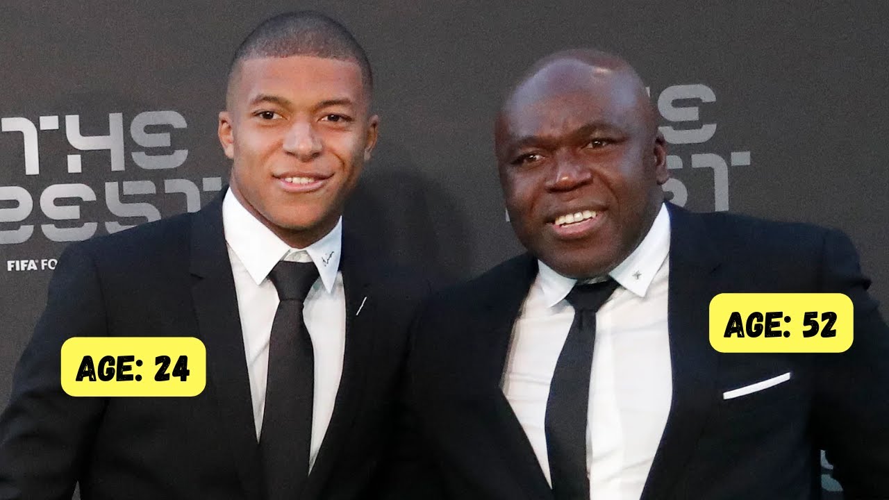 AGE Comparison: Famous Footballers & Their Father - YouTube