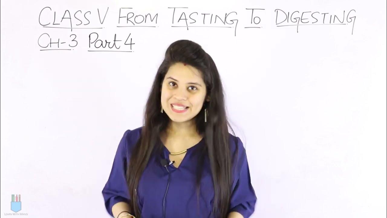 Class 5 EVS | Chapter 3 | Page 28 & 29 | From Tasting to Digesting ...