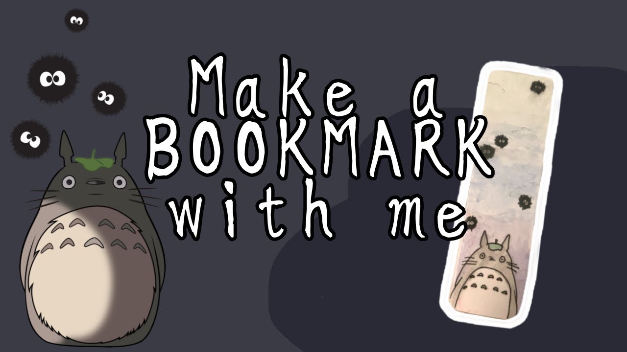 Make a bookmark with me ! - YouTube