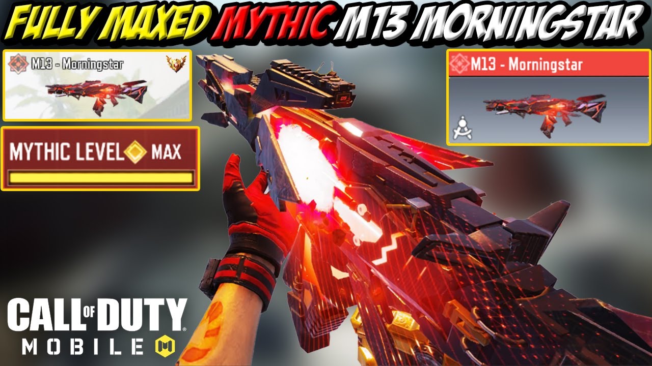 Using my FULLY MAXED OUT MYTHIC M13 MORNINGSTAR Before the Season 4 ...
