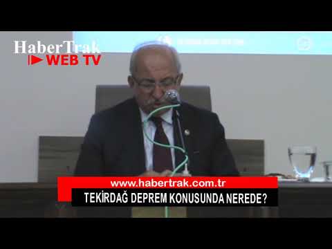 Tekirdağ deprem konusunda nerede?