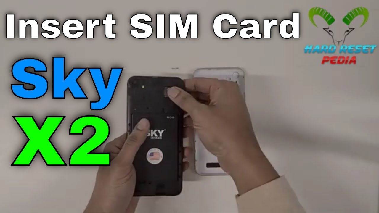 Sky Prestige X2 Insert The SIM Card - YouTube