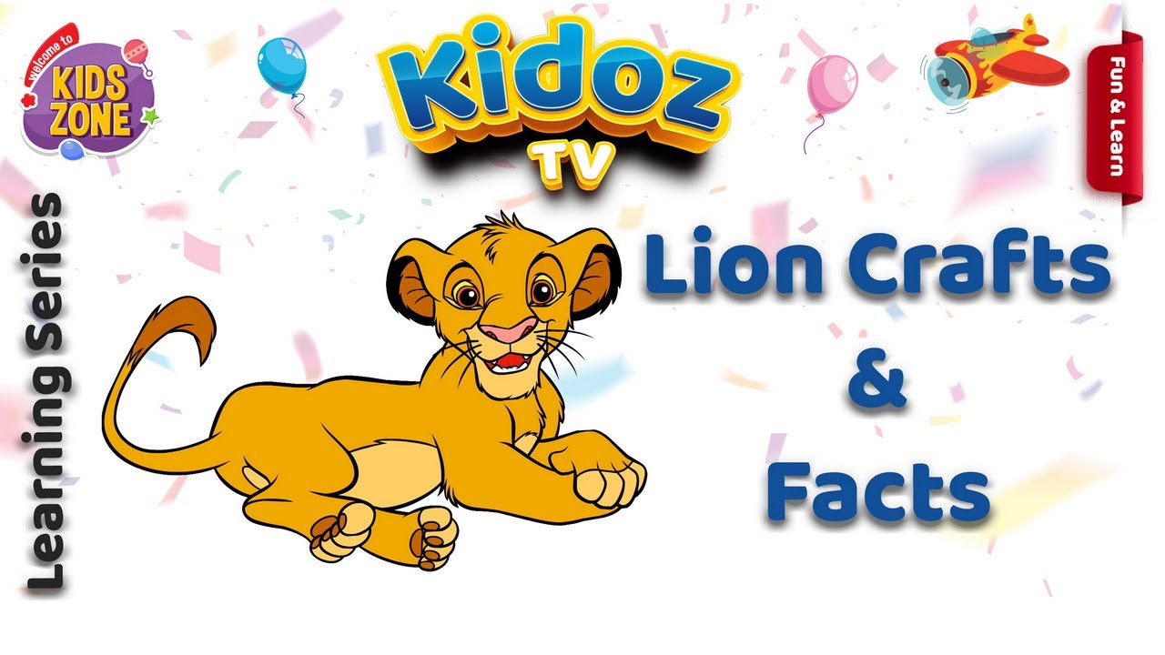 Popsicle Stick Paper Lion Craft | DIY Easy Paper Crafts - YouTube