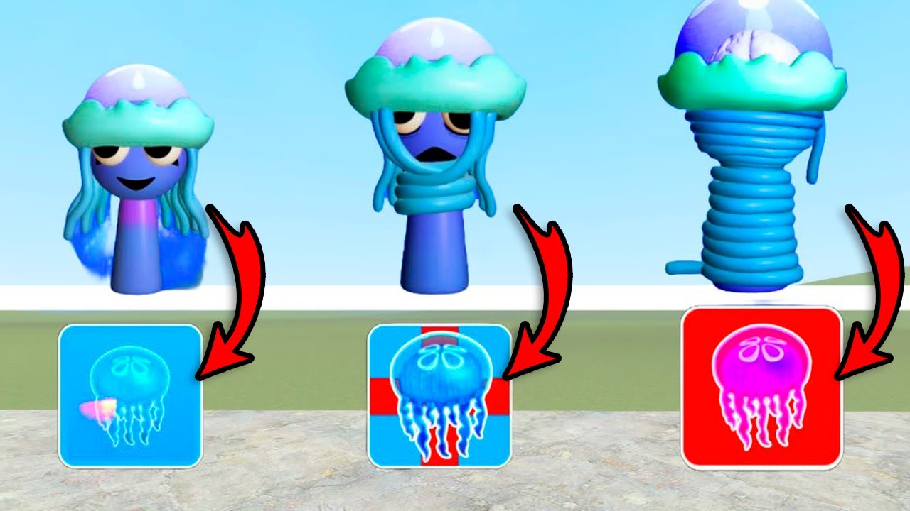 NEW EVOLUTION OF AURELIA SPRUNKI ALL PHASES In Garry's Mod! - YouTube