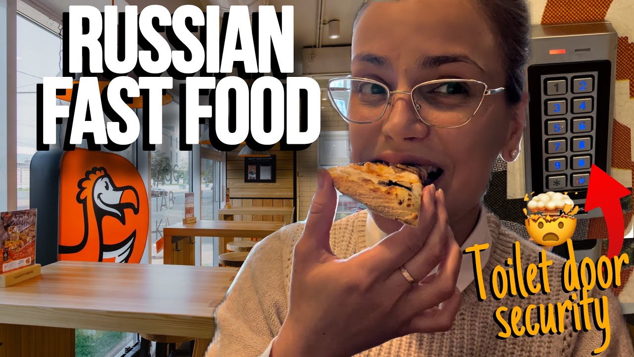 Russian FAST FOOD | Fast Food in Russia after SANCTIONS | Grocery ...