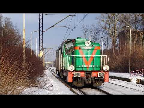 Zielona Stonka + granatowy Sputnik | SM42-2515 & 3E/1-71 ECCO Rail - YouTube