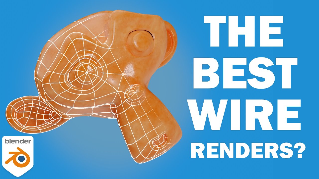 Make Better Wire Renders in Blender - YouTube
