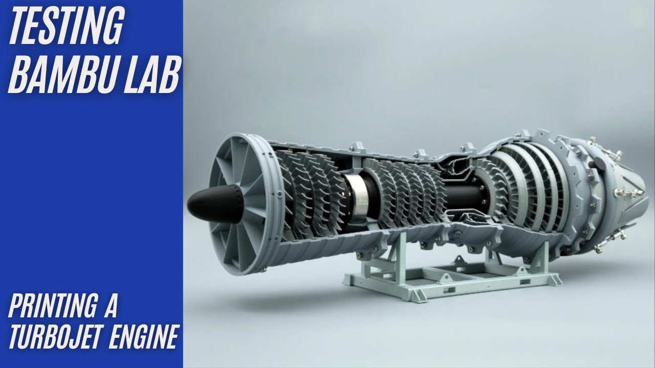 3D Printing Lab # 8: A Turbojet Engine Part B - YouTube