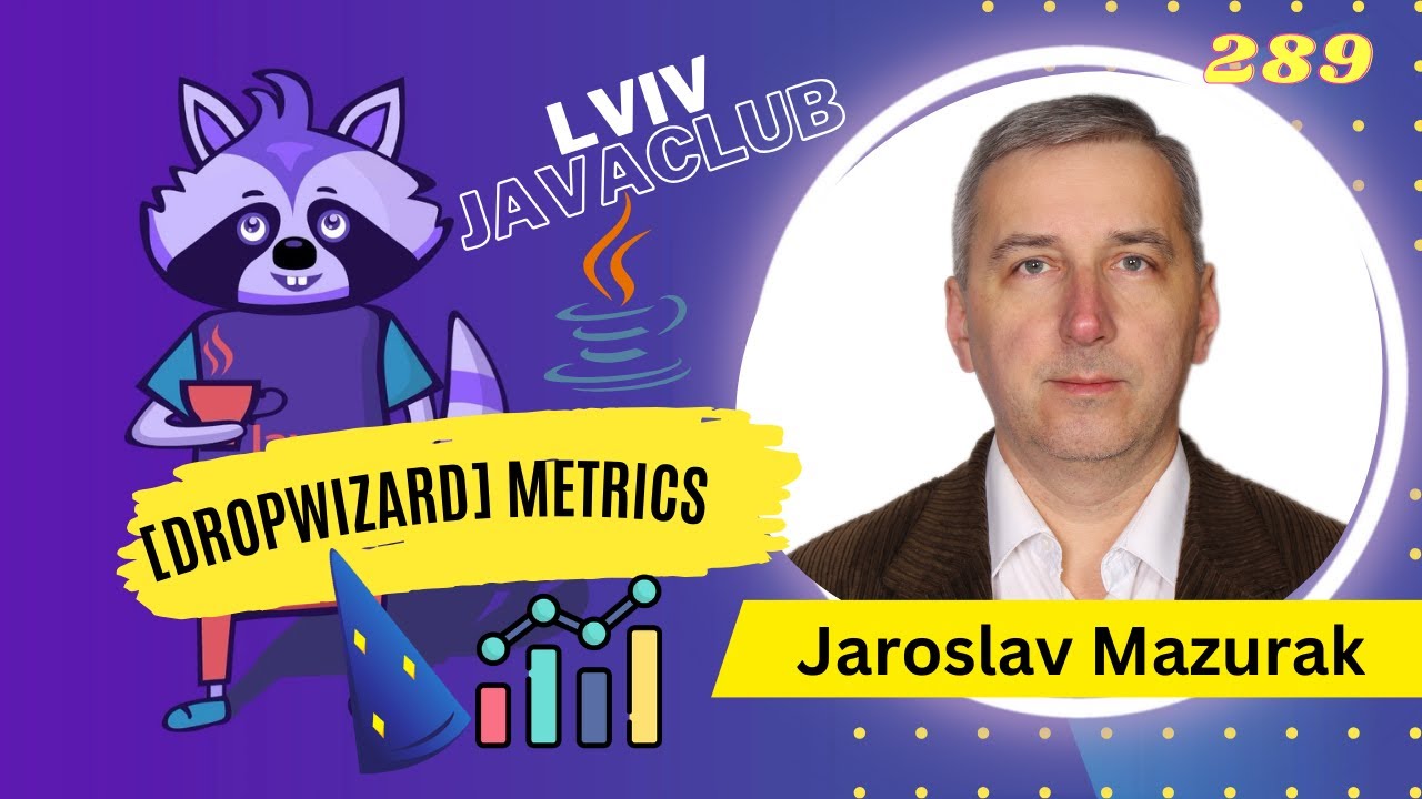 Lviv JavaClub [Event 289] Dropwizard Metrics by Jaroslav Mazurak - YouTube