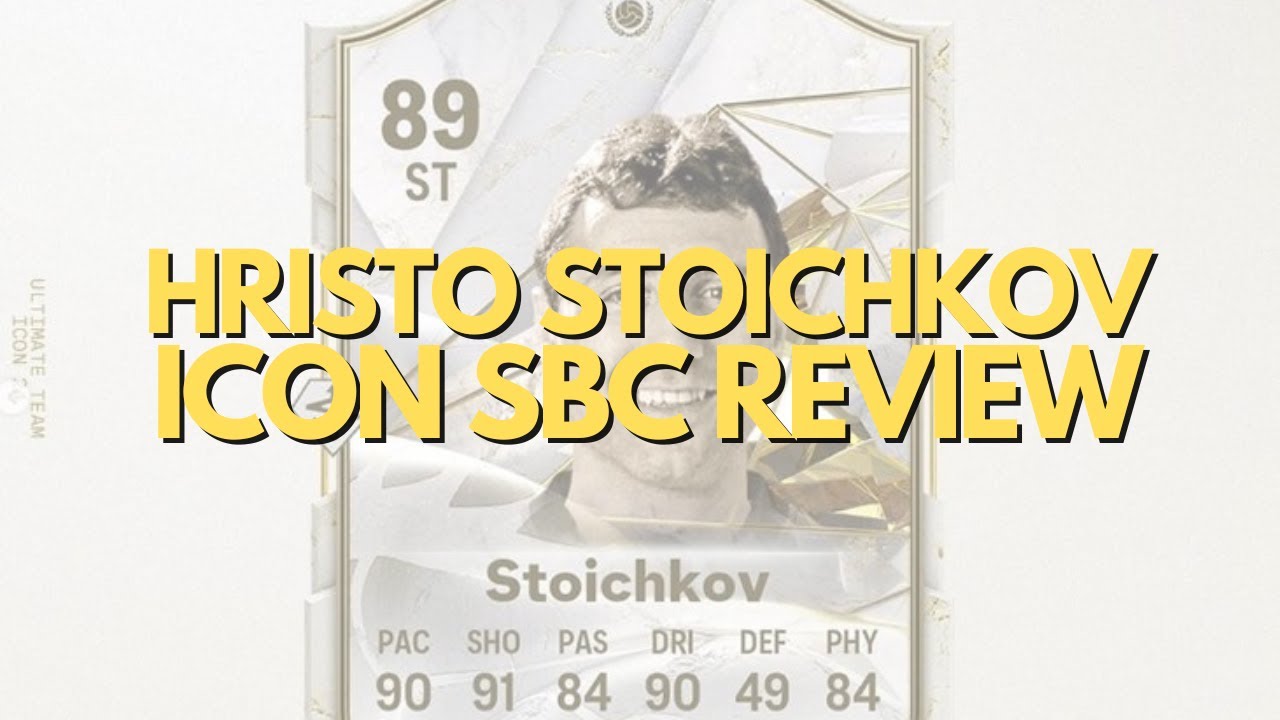 HRISTO STOICHKOV ICON SBC REVIEW! EA SPORTS FC 24 INDONESIA - YouTube