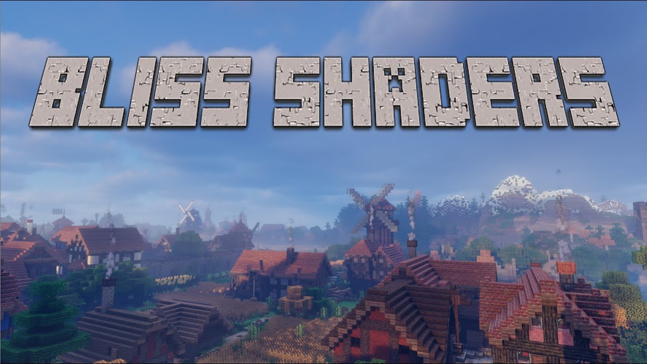 MINECRAFT with BLISS SHADERS - YouTube