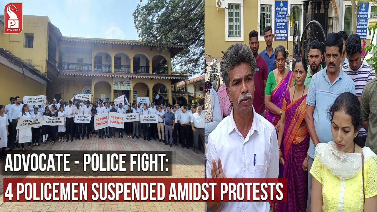 ADVOCATE - POLICE FIGHT: 4 POLICEMEN SUSPENDED AMIDST PROTESTS - YouTube