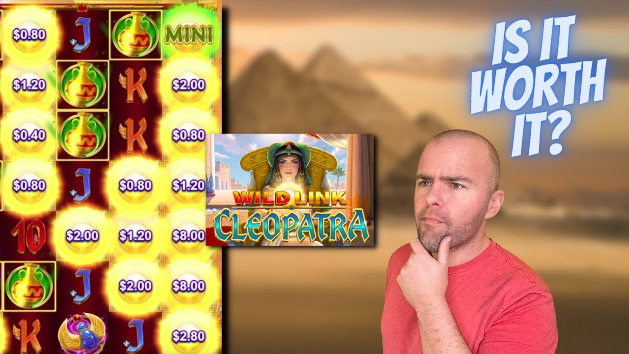 Cleopatra 👑 (Wild Link) - Is It Worth It? - 🎰 Slot Bonus BINGE - YouTube