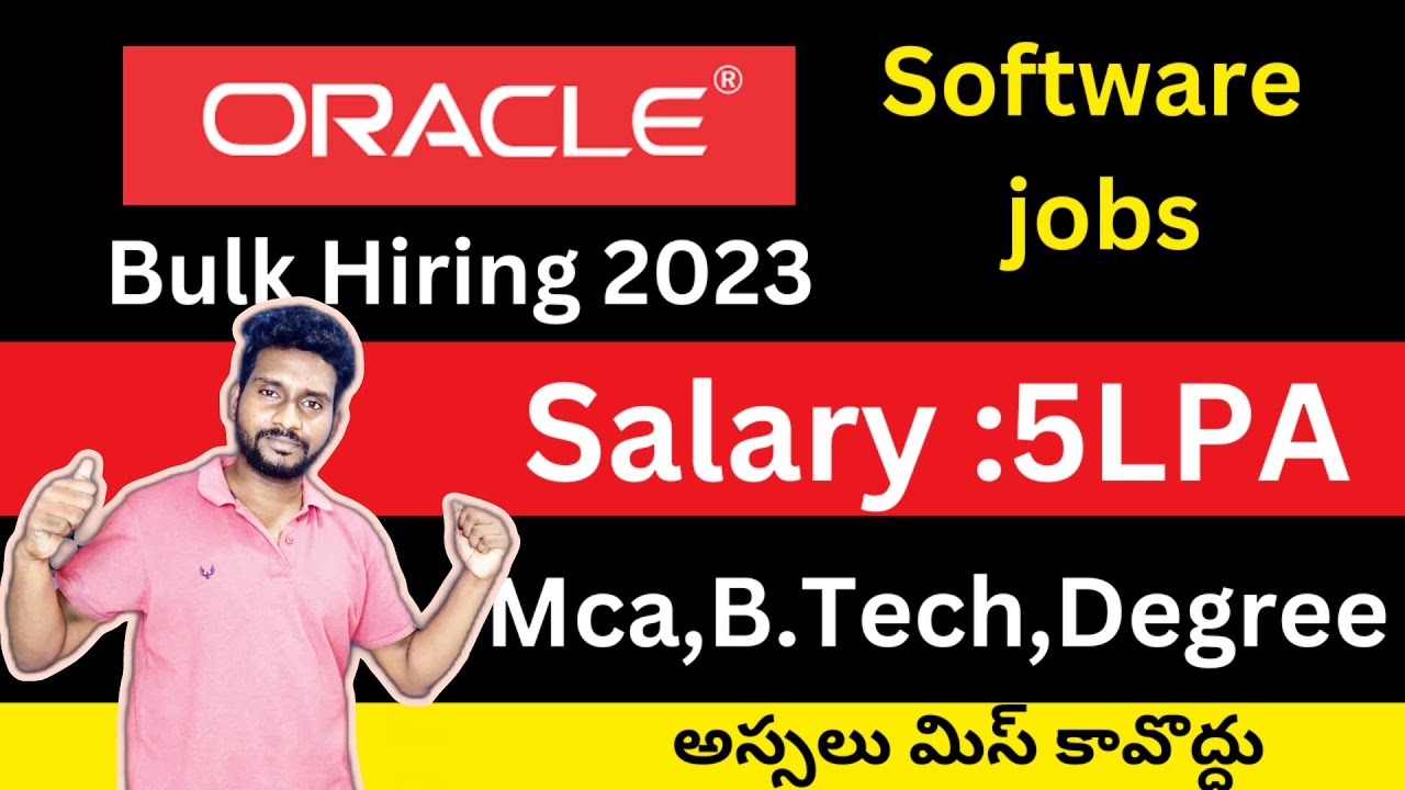 Oracle software Developer jobs Notification | latest software trending ...
