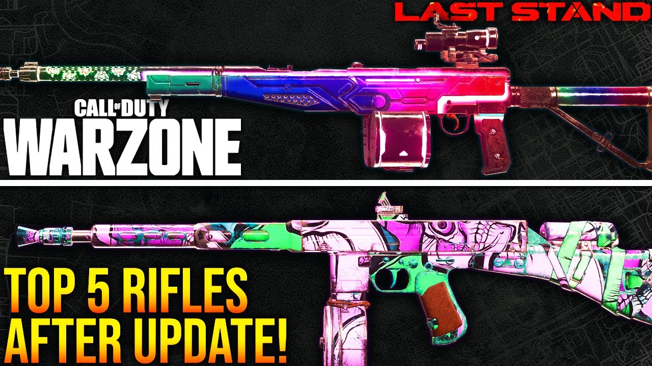 WARZONE: Top 5 Best ASSAULT RIFLE LOADOUTS After Update! (WARZONE Meta ...
