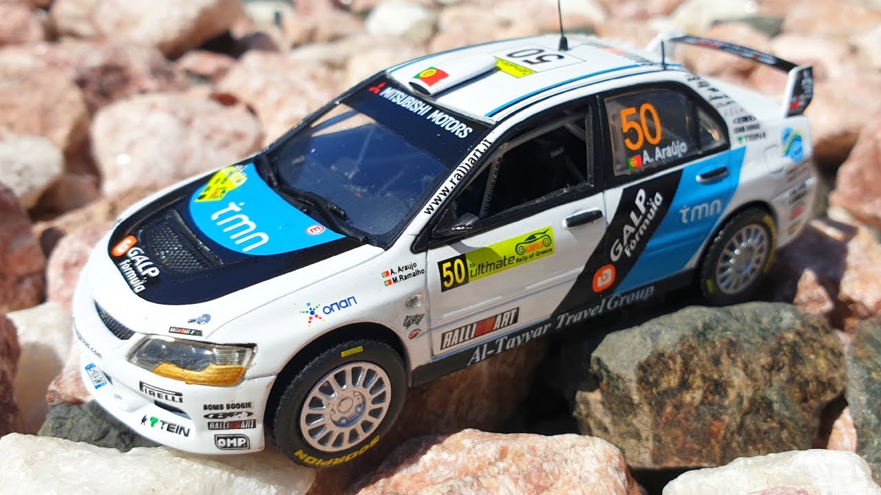 Mitsubishi Lancer Evolution 9 Rally 1/43 Vitesse Limited Edition - YouTube