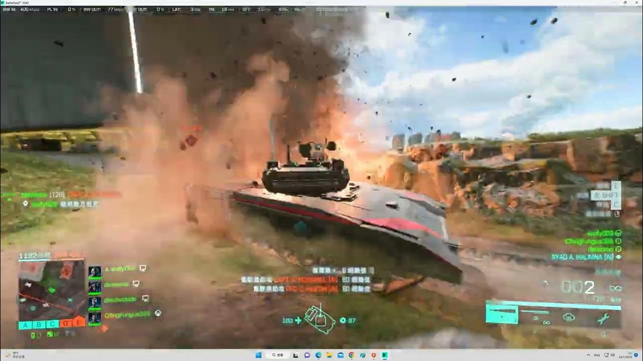 2023-01-23 Battlefield 2042 T28 tank ''突擊先鋒(Spearhead)'' 81kills - YouTube