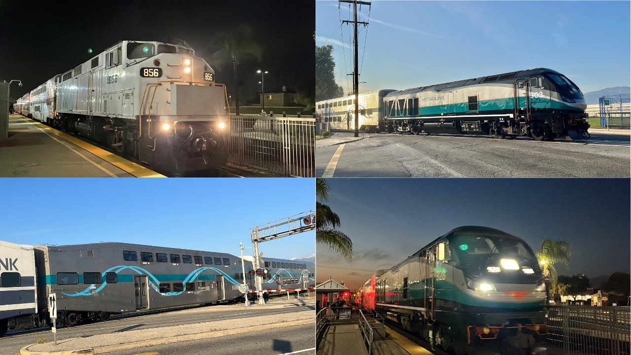 Metrolink Trains! Railfanning Covina, CA FT SCAX 856 - 12/14/2022 - YouTube