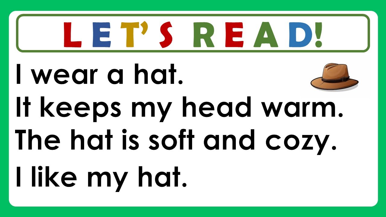 SENTENCES FOR READING PRACTICE | LET'S READ | ENGLISH READING FOR KIDS ...