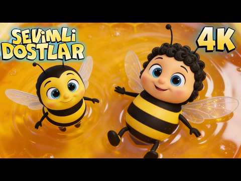 Arı Vız Vız ile Bal Festivali 🍯🐝 Sevimli Dostlar Bebek ve Çocuk Şarkıları