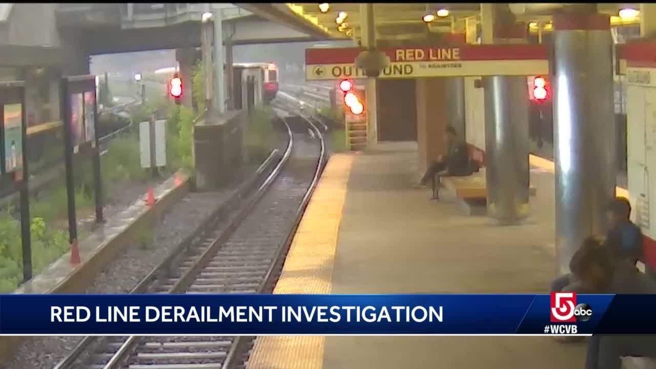 Red Line derailment investigation ongoing - YouTube