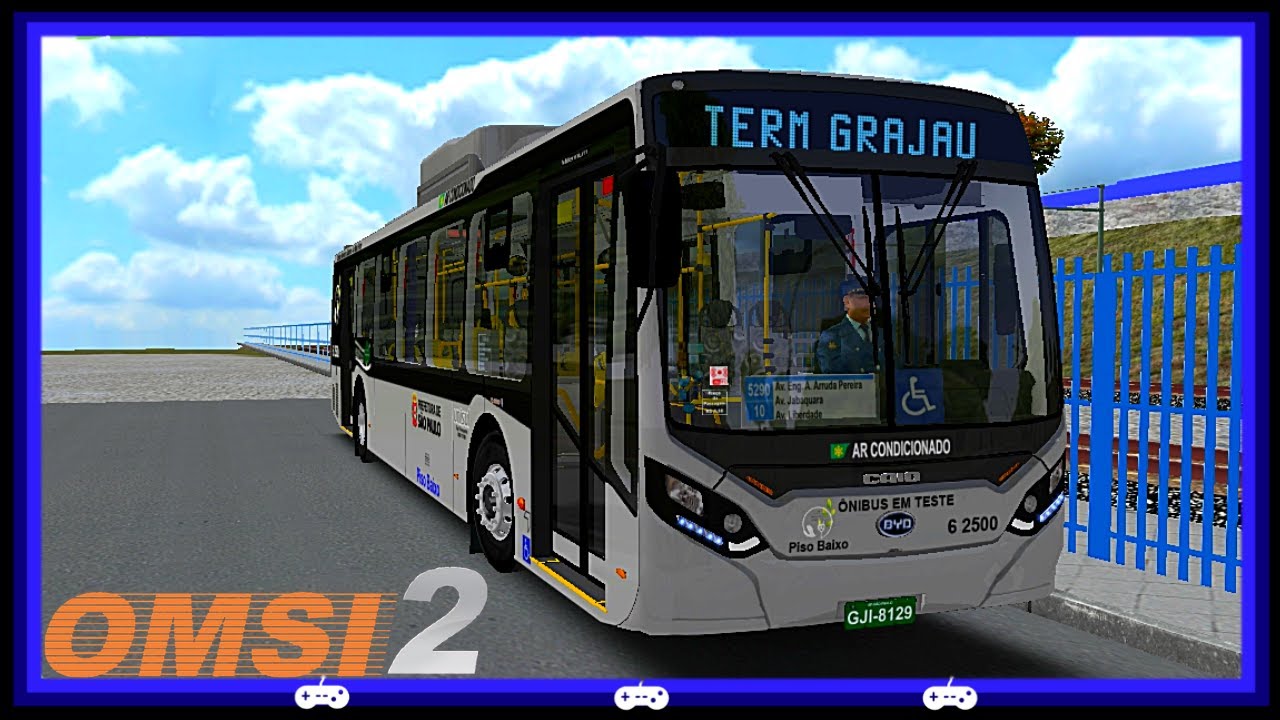 [OMSI 2] MILLENNIUM IV BYD NO GRAJAU CITY - YouTube