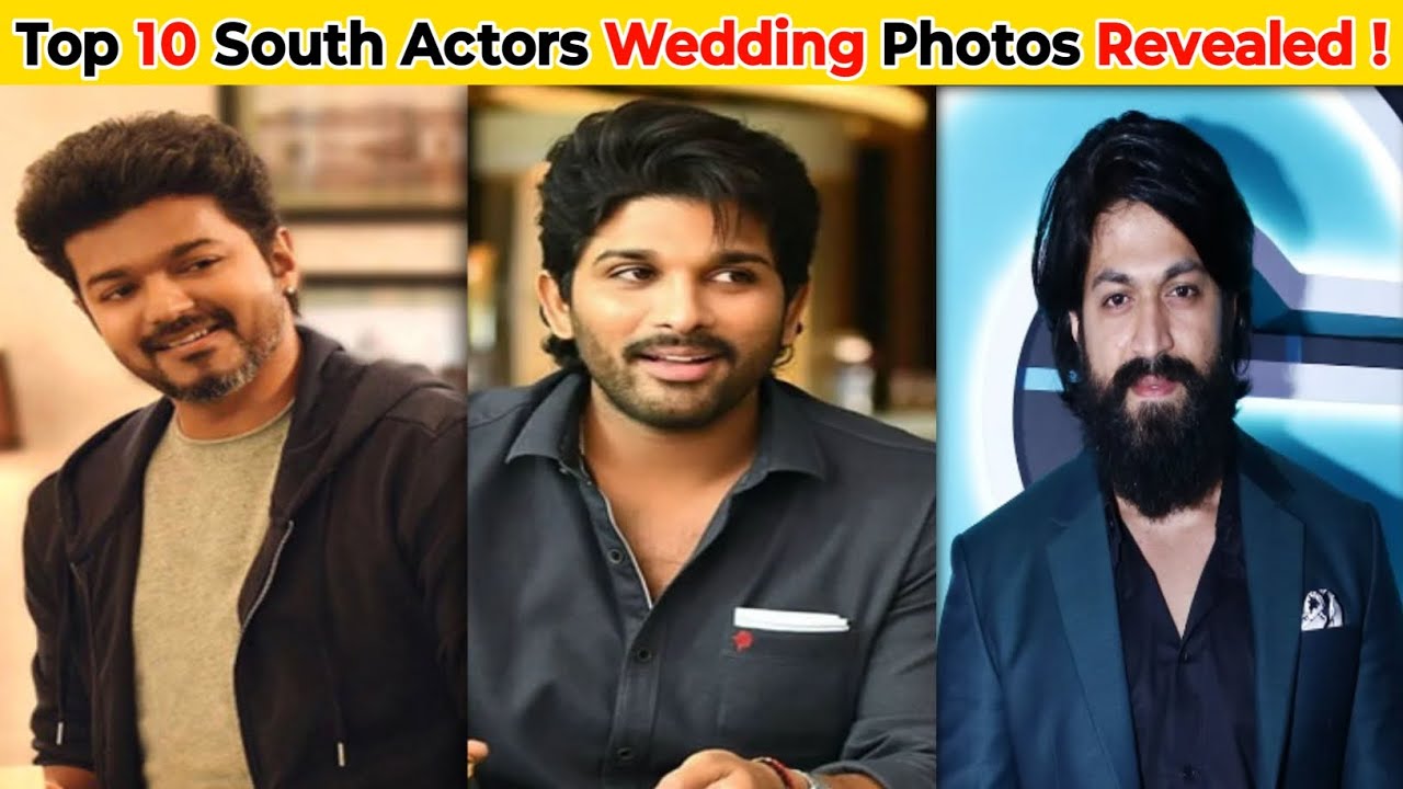 Top 10 South Actors की Shadi की Photos Finally Revealed! 😱🔥 - YouTube