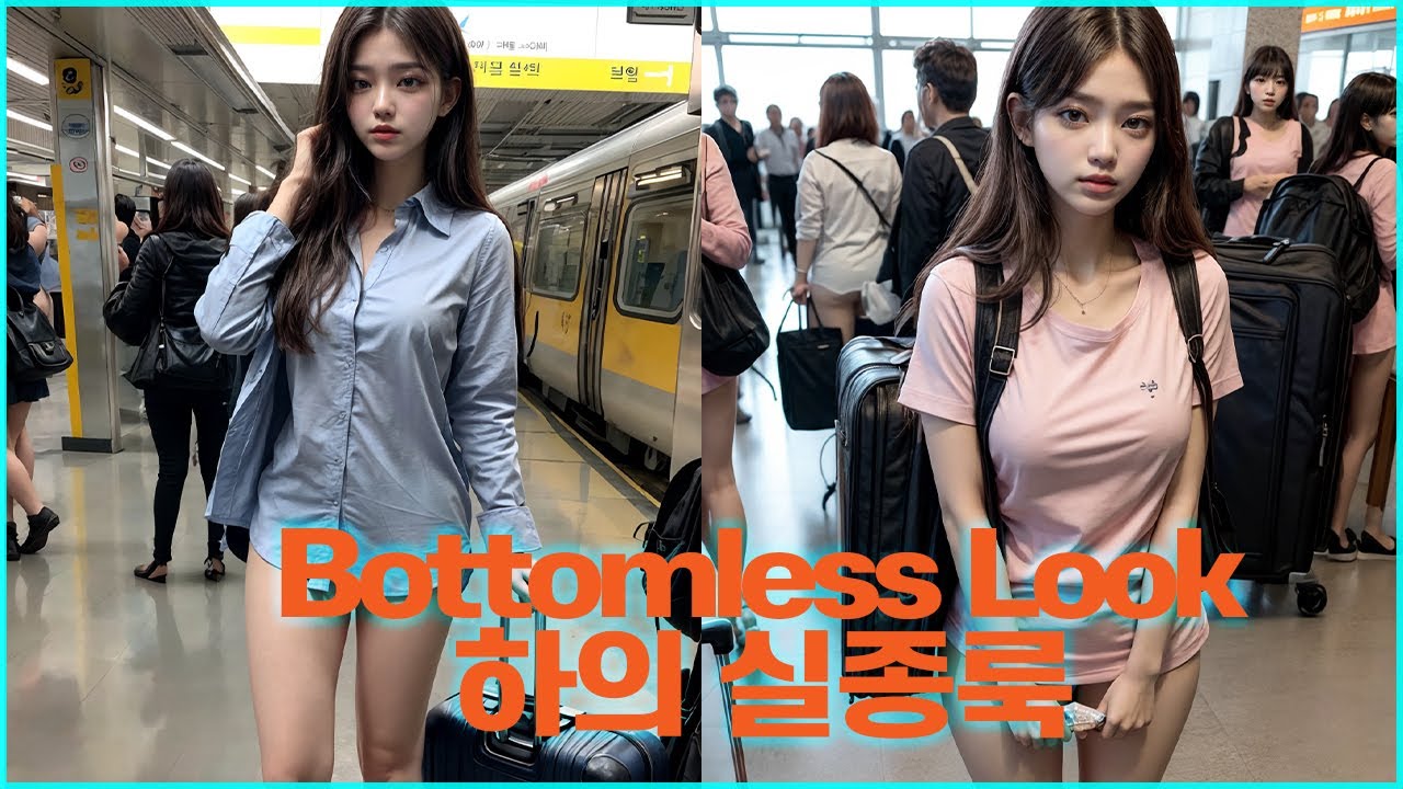 Bottomless Look, 하의실종 패션, 无底洞 Sin fondo 底なし ai lookbook, ai룩북,트렌드 - YouTube