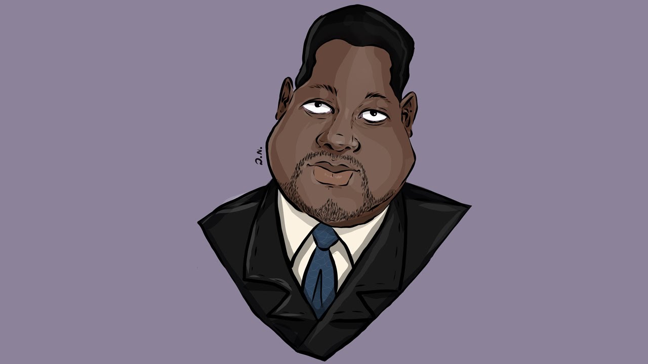 The Wire: Comic of Bunk Moreland Played by Wendell Pierce - YouTube