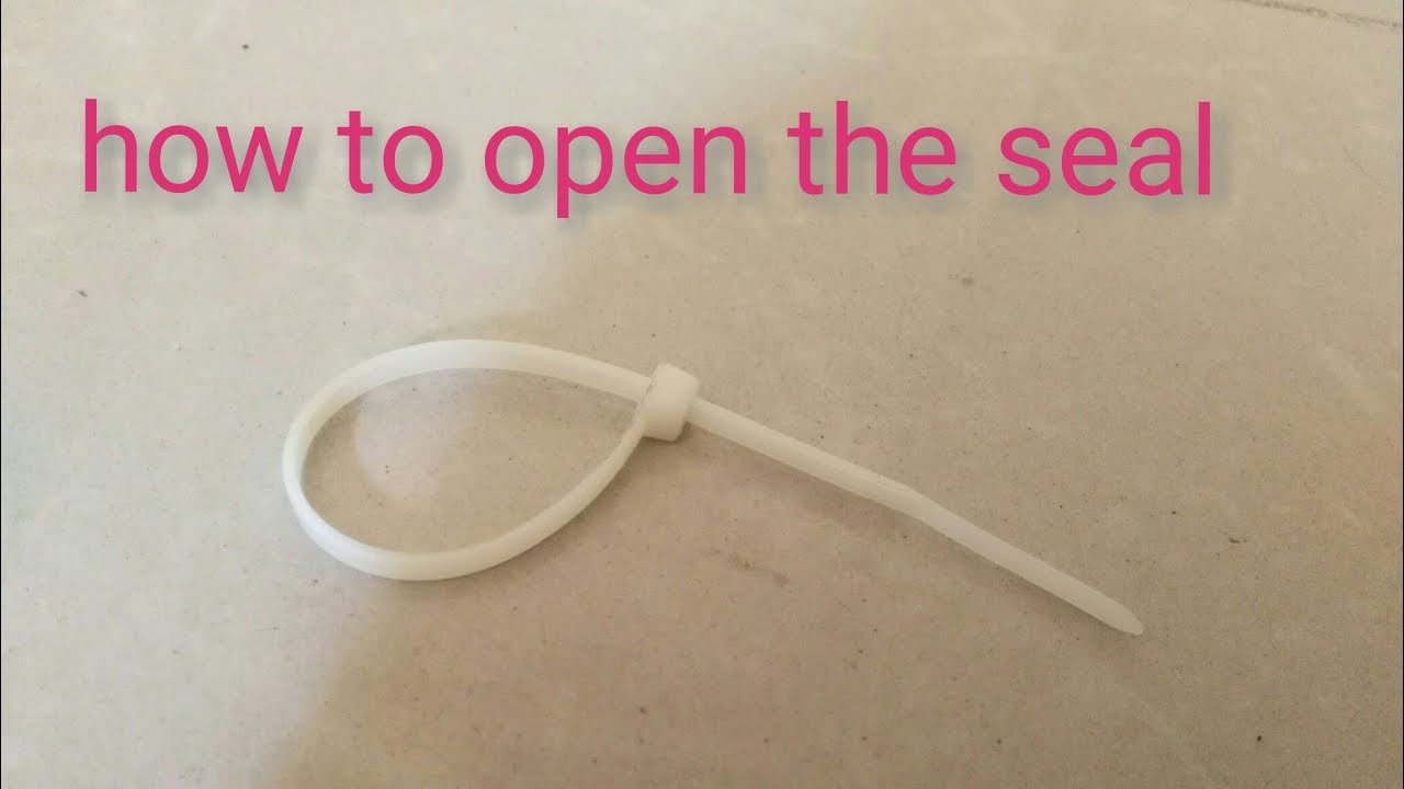 how to open the seal of shopping bag - YouTube