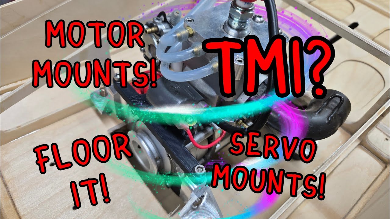 RC Gas Hydroplane Boat Build Continues | Servo & Engine Mounting & More ...