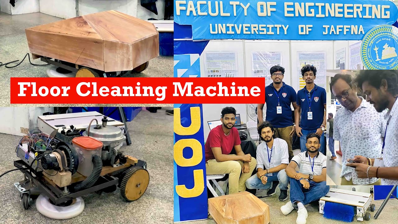 Floor Cleaning Machine PART 2 | Techno Exhibition | BMICH | UOJ | @ScienceWithRuchira Sir - YouTube