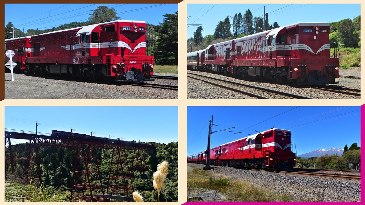 NZR DA locomotives on the Main Trunk Line ~ 30/01/2022 - YouTube