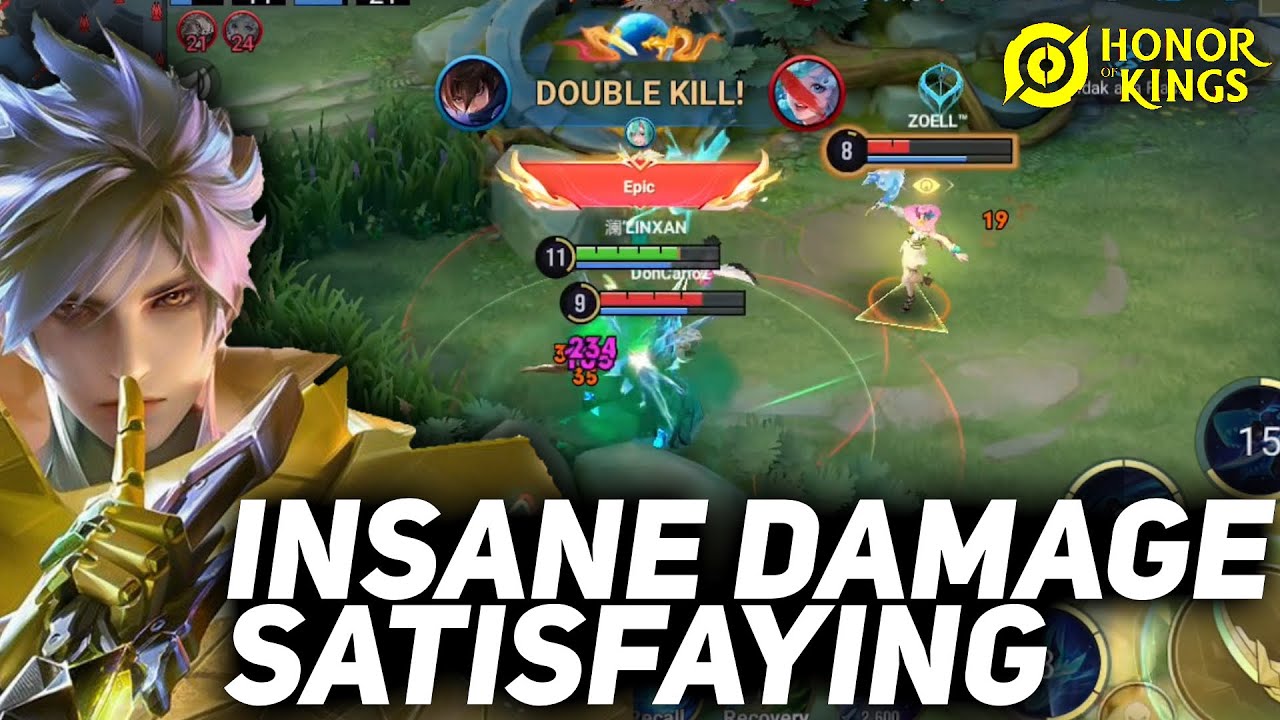 LAM | INSANE DAMAGE SATISFAYING | Honor Of Kings - YouTube