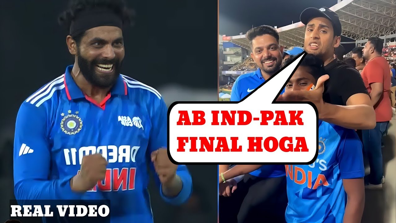 Momin saqib is Supporting India'team during Srilanka and India Match # ...